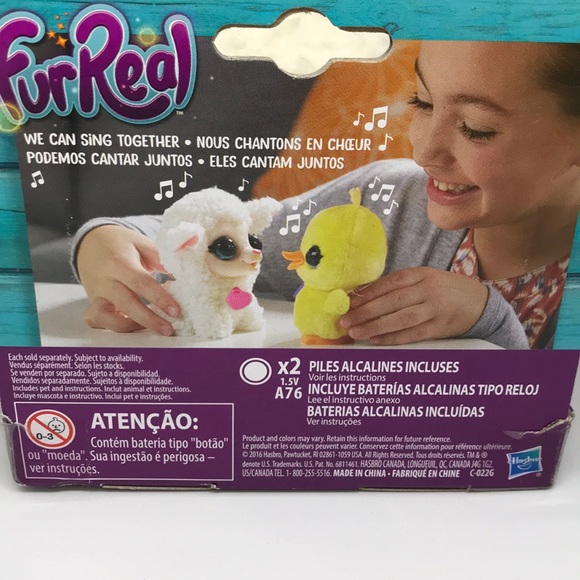 Both comfortable and chic Hot sales of goods FurReal The Luvimals Cottonball White Lamb Palm ...